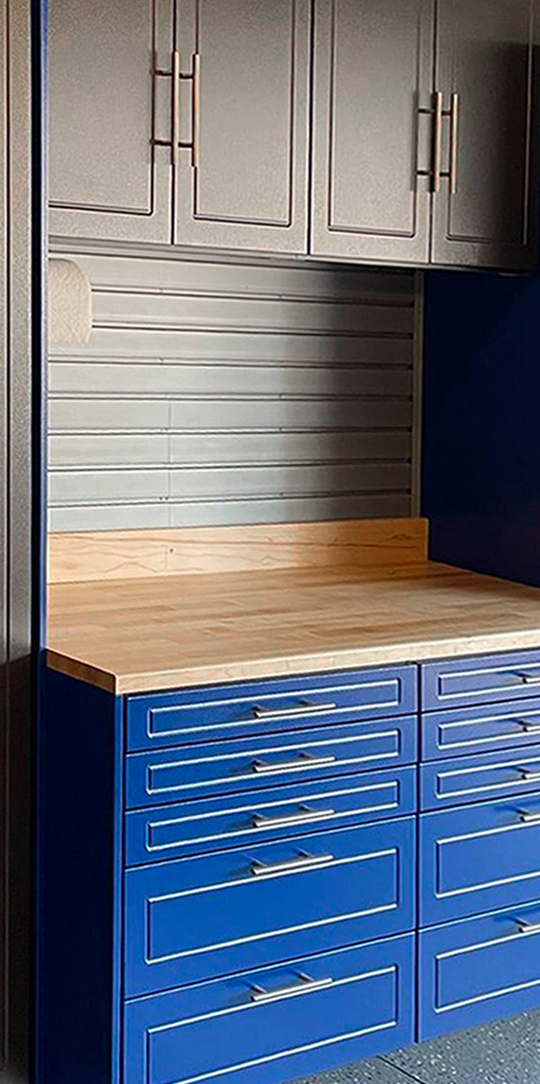 Garage Cabinets and Custom Storage Systems | Redline Garagegear